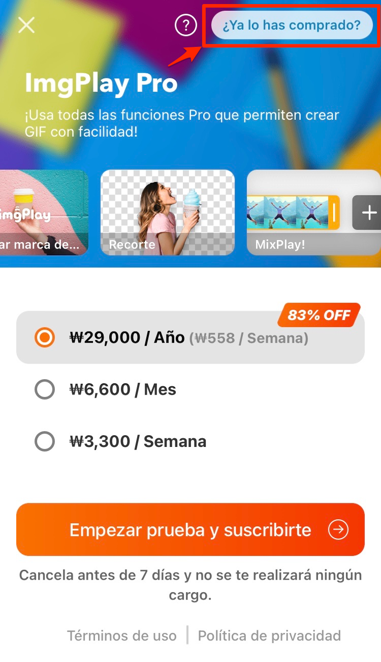 He pagado por la versión Pro, pero ¿por qué no puedo usarla? – ImgPlay